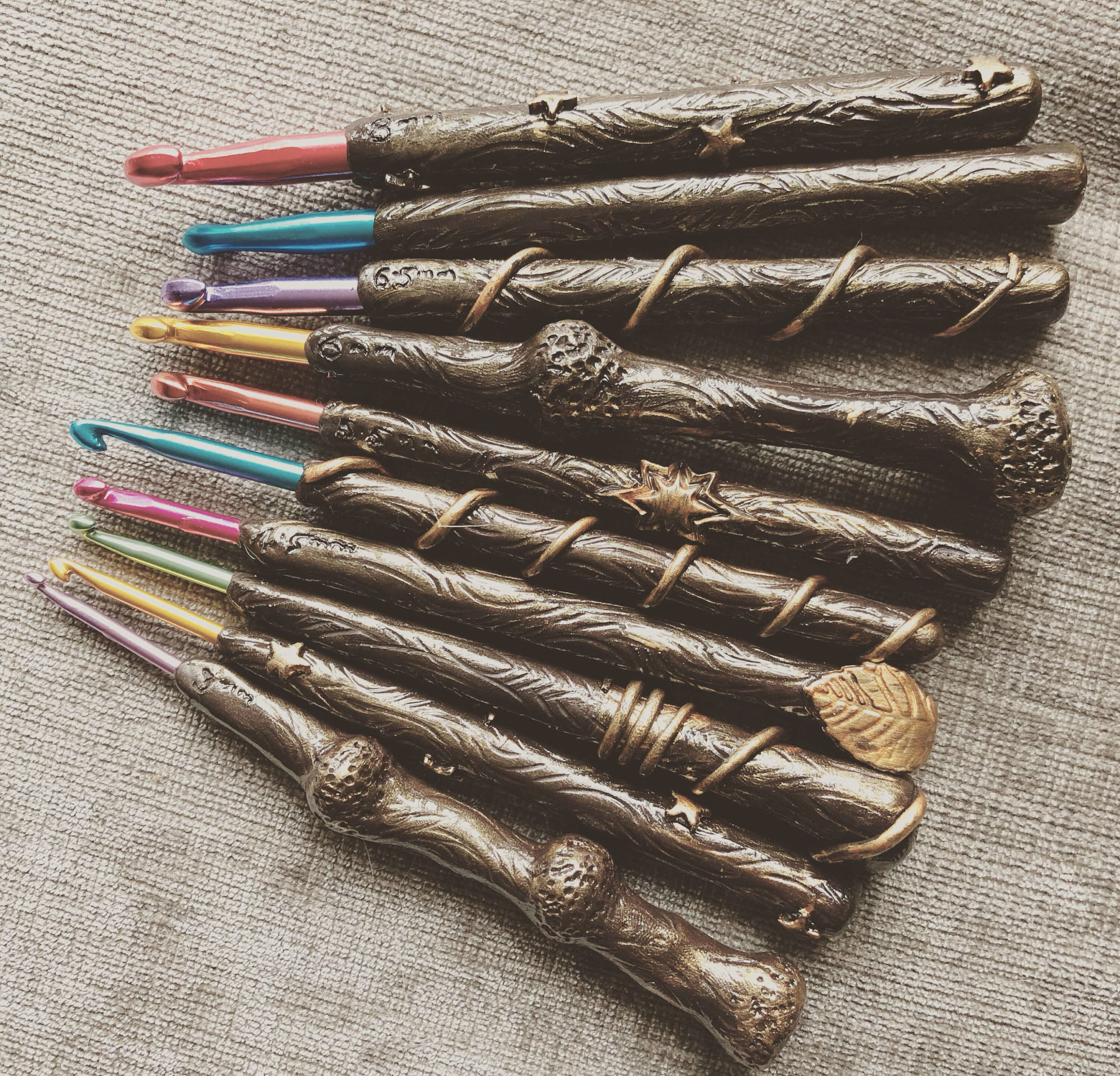 SilverYarnHandmade - Wands, Crochet Hook Wands, Wizarding Wonders ...