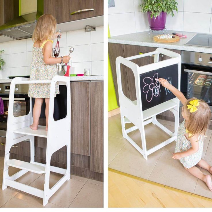 SweetHOMEfromwood - Handmade House bed, Toddler bed, Kitchen tower ...